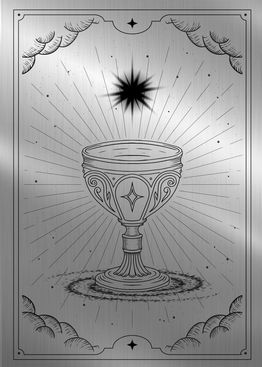 'Holy grail of spiritual' Poster by Michael Landsberger | Displate