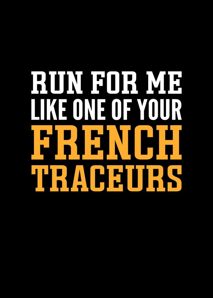 'Run For Me Like One Of' Poster by Fabian El Matador | Displate