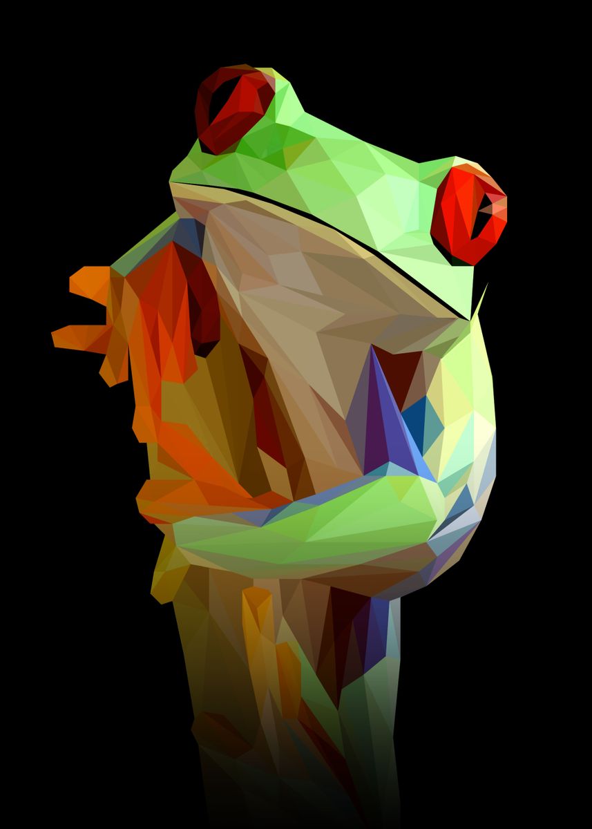 'Frog' Poster by dung nguyen | Displate