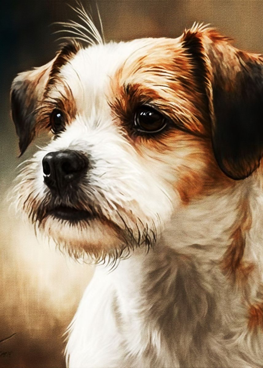 'Expression Dog' Poster, picture, metal print, paint by Muh Asdar ...