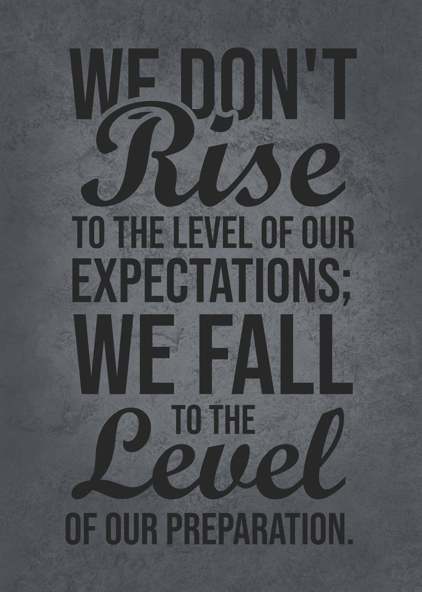 'Fall To Level Of Prep' Poster, picture, metal print, paint by CHAN ...