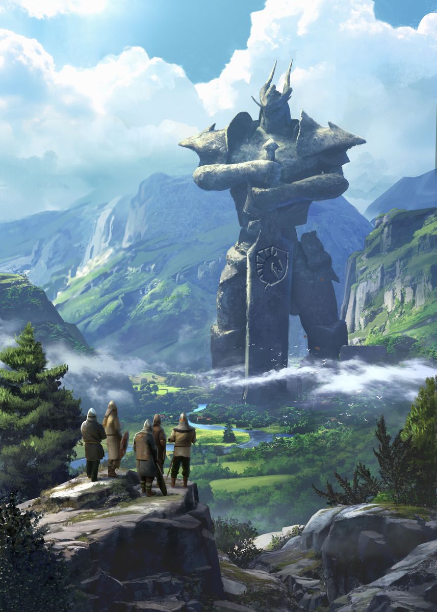 'Ancient Warrior' Poster, picture, metal print, paint by Team Liquid ...