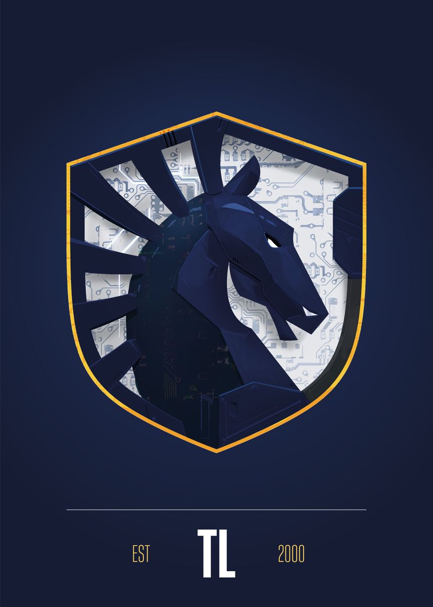 'Liquid Logo Tech 1' Poster, picture, metal print, paint by Team Liquid ...