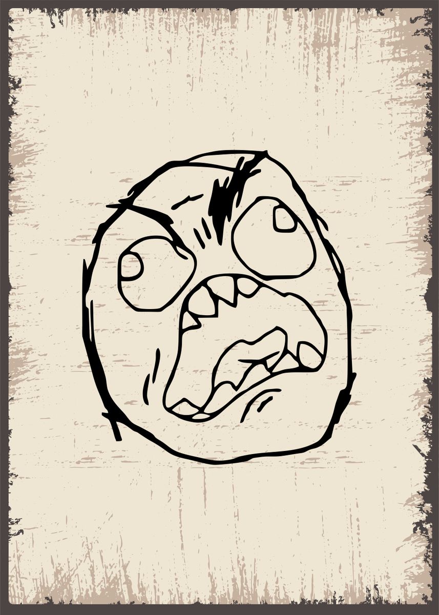 'funny memes ' Poster, picture, metal print, paint by Trending Awesome ...