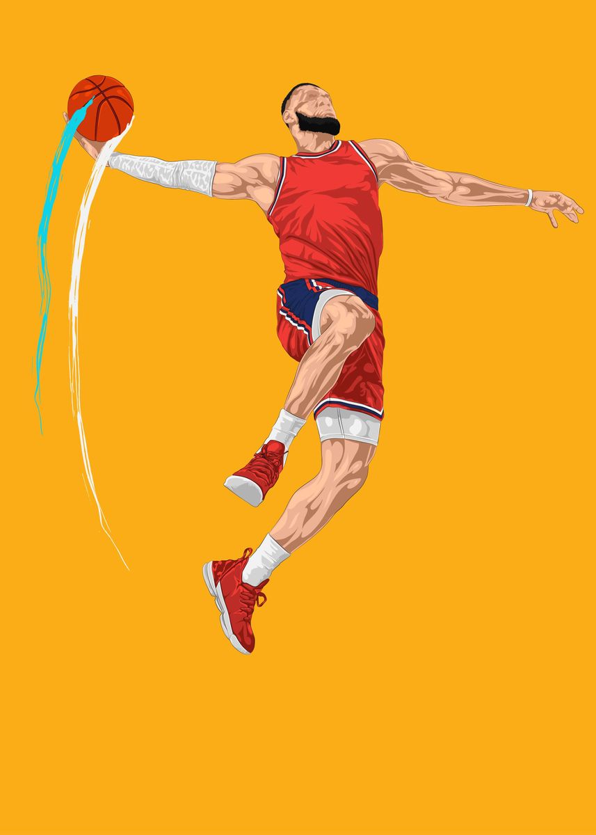 'Dunk' Poster by CANON ROCK | Displate