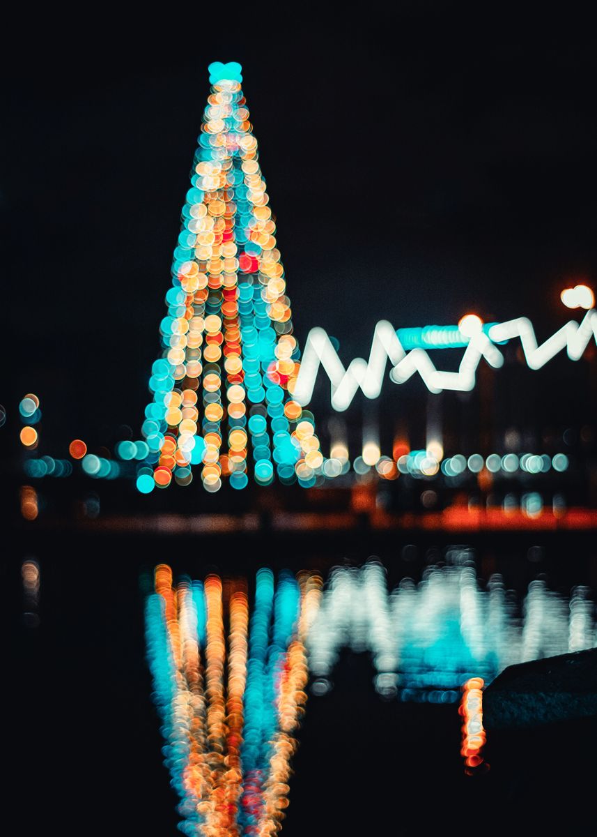 'light pine tree' Poster, picture, metal print, paint by Travel Travel ...