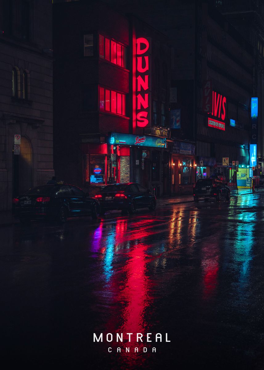 'Montreal ' Poster by Famous City | Displate