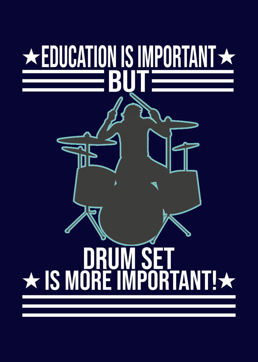 'Drummer and Drums' Poster by MzumO | Displate