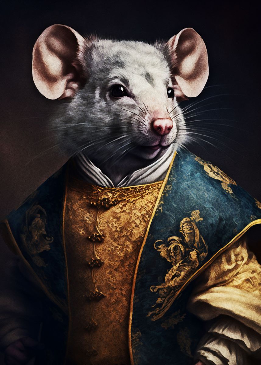 'Mouse aristocrat' Poster by Coffee Design | Displate