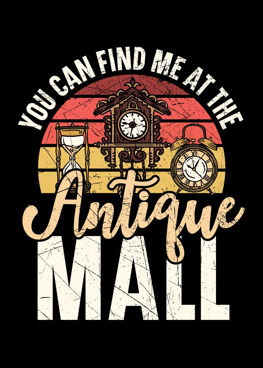 'Antique Mall' Poster, picture, metal print, paint by NAO | Displate