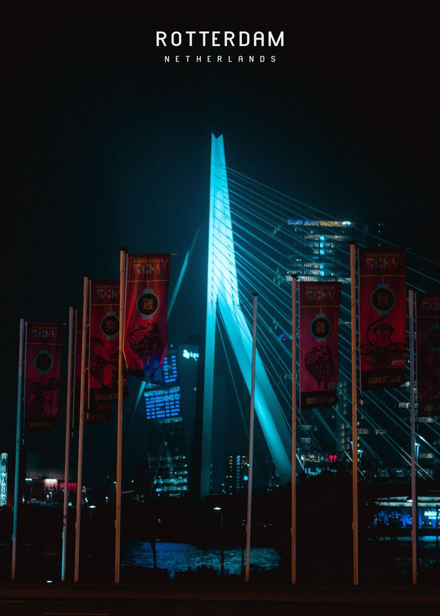 'Rotterdam ' Poster by Big City | Displate