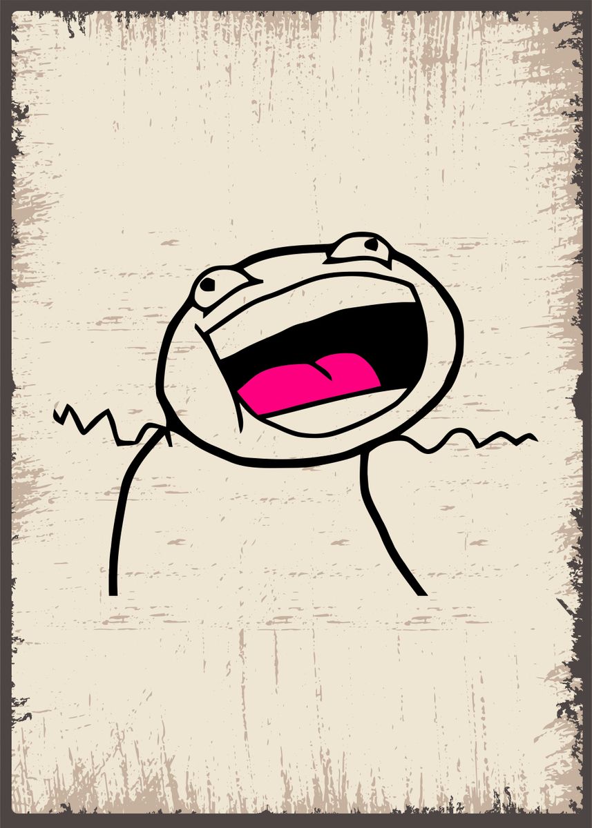 'laughing meme' Poster, picture, metal print, paint by Trending Awesome ...