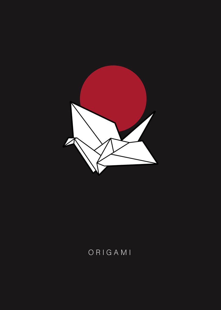 'Japanese origami' Poster, picture, metal print, paint by Neo Vectorist ...