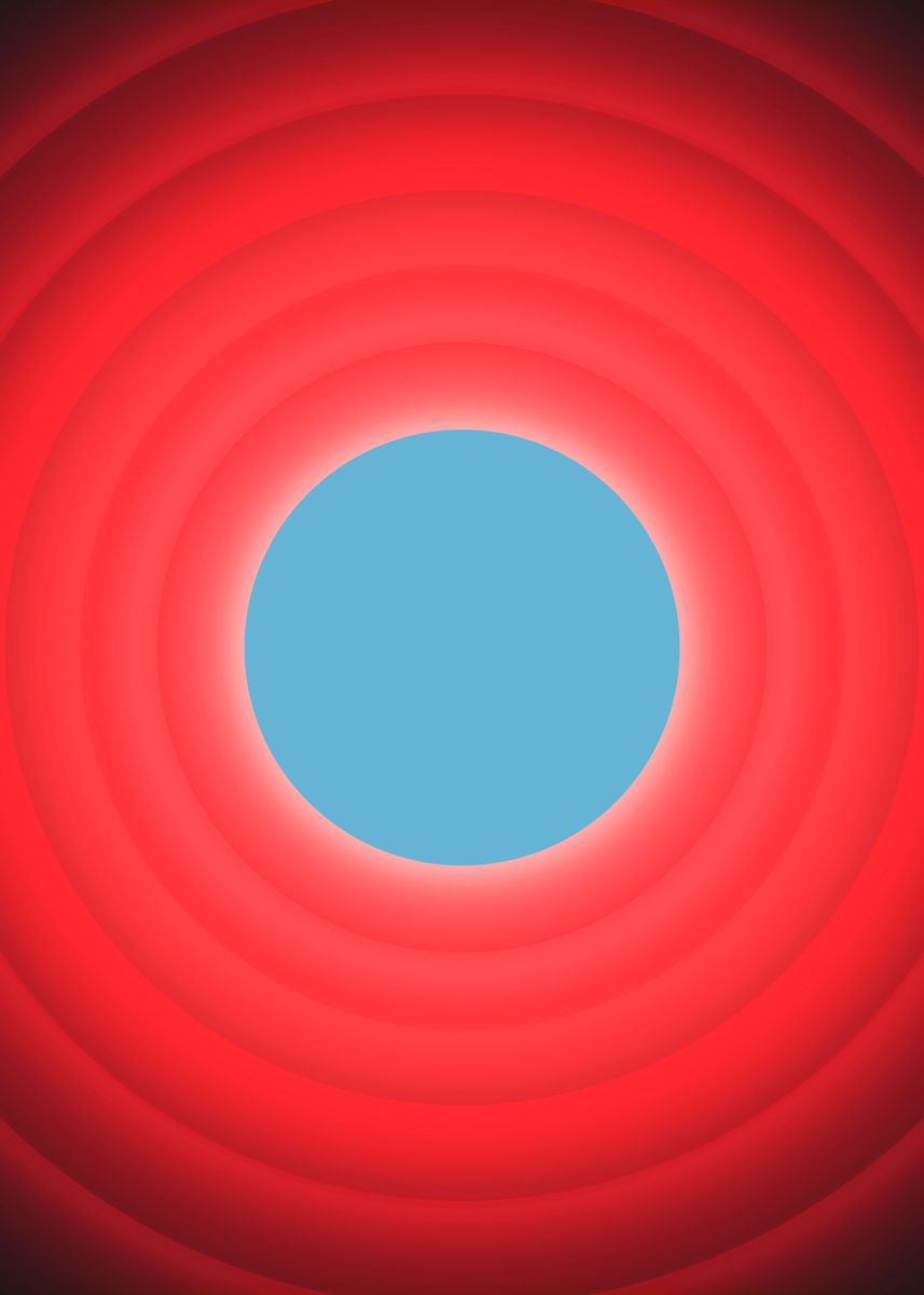 'Looney toons red rings' Poster, picture, metal print, paint by ...