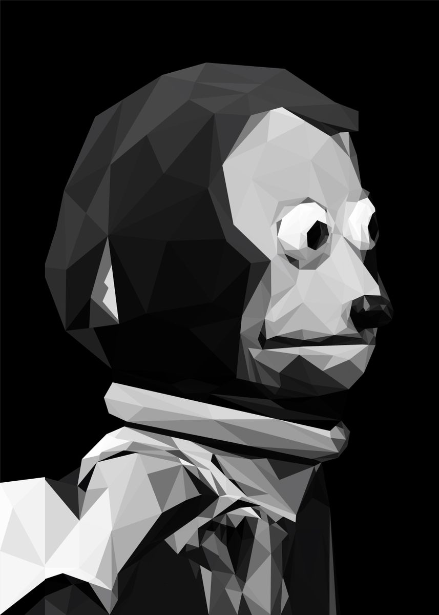 'not me meme' Poster by Lowpoly Posters | Displate