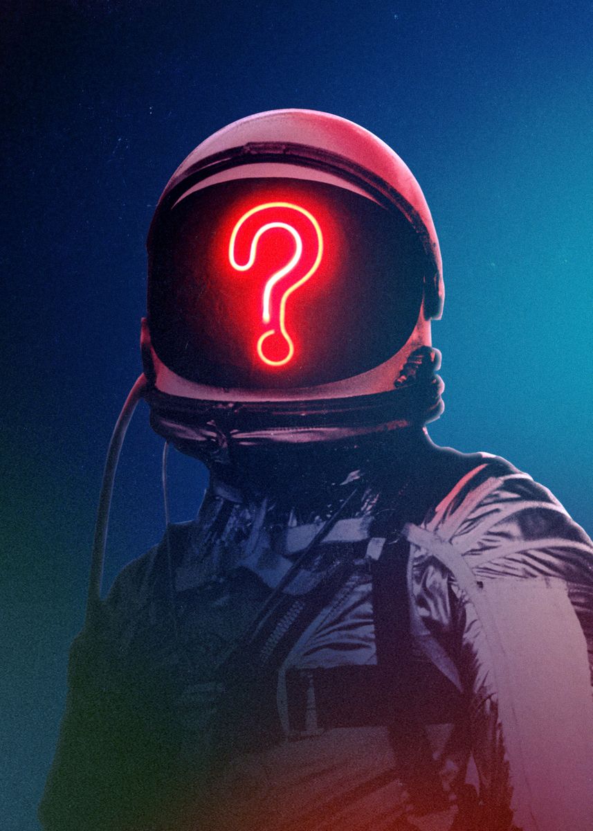 'The Question' Poster by seam less | Displate