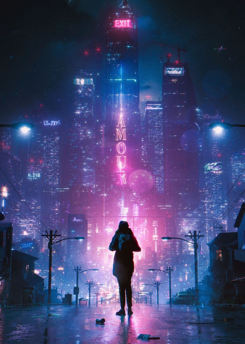 'Nostalgia ' Poster, picture, metal print, paint by Lazaro | Displate