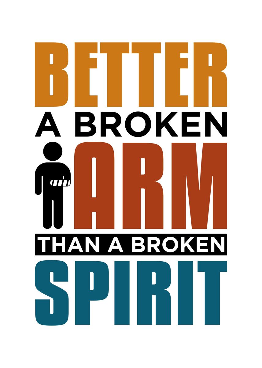'Broken Arm' Poster, picture, metal print, paint by Sebastian Wünsche ...