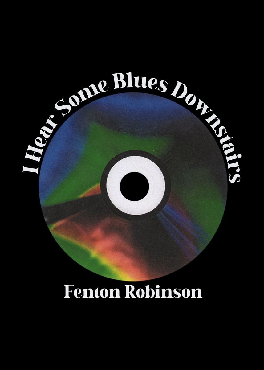 'I Hear Some Blues Downstai' Poster, picture, metal print, paint by ...