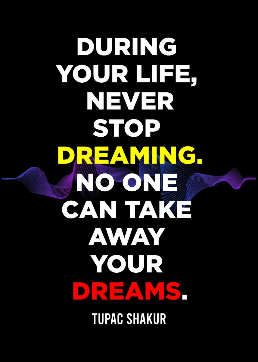 'inspirational music quotes' Poster, picture, metal print, paint by ...