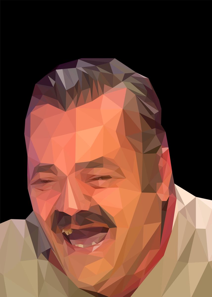 'funny meme' Poster, picture, metal print, paint by Lowpoly Posters ...