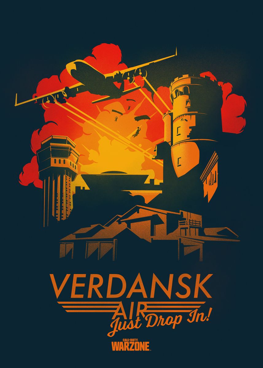 'Verdansk' Poster, picture, metal print, paint by Call of Duty | Displate
