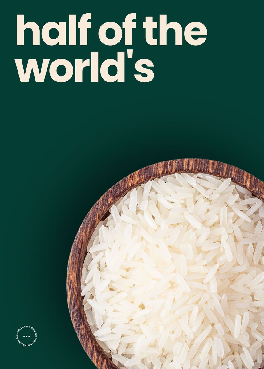 'Rice Talk ' Poster, picture, metal print, paint by Waleed Bin Khalid ...