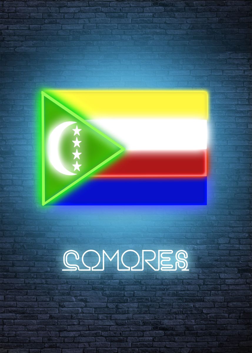 'COMORES' Poster by POSTERING | Displate