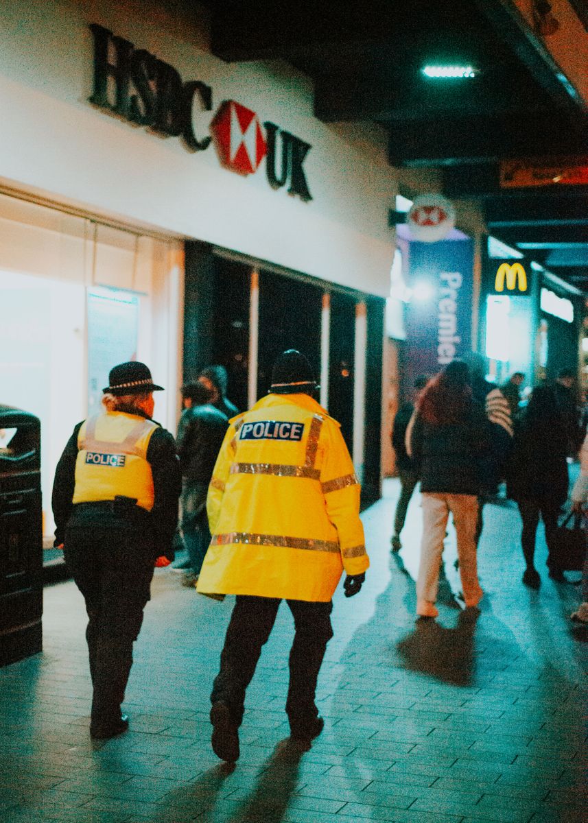'Police Officers' Poster, picture, metal print, paint by RDG Photos ...