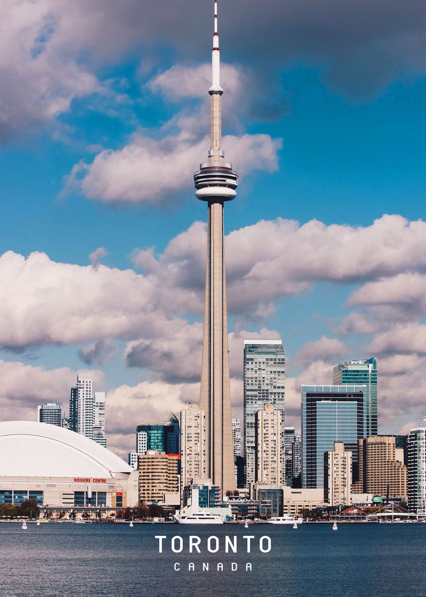 'Toronto ' Poster, picture, metal print, paint by Travel Addict | Displate