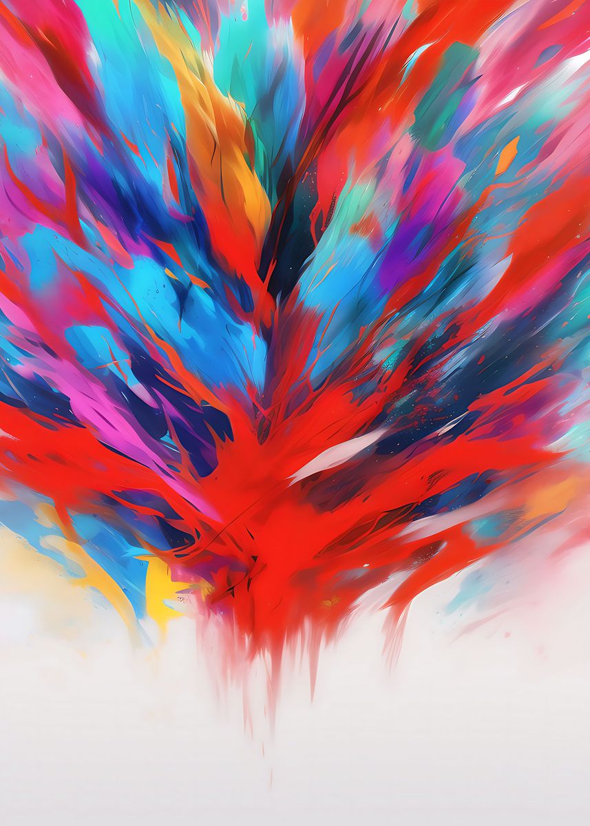 'Amalgamation' Poster, picture, metal print, paint by RD | Displate