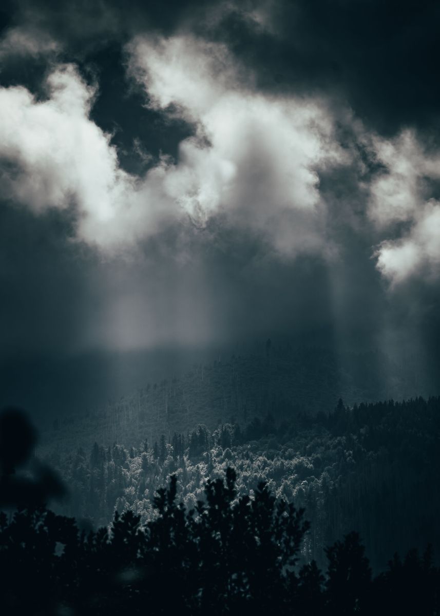 'Lights from above' Poster by Adam Stolarczyk | Displate