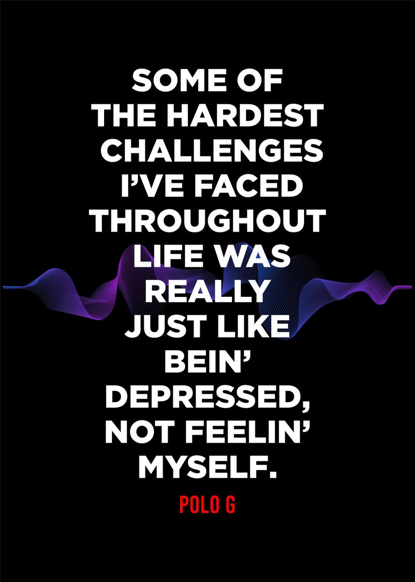 'hip hop rapper motivation' Poster, picture, metal print, paint by ...