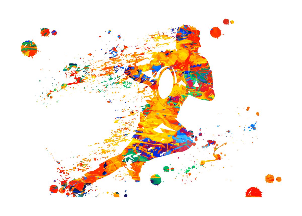 'Rugby Player' Poster by Dalton Joyce | Displate