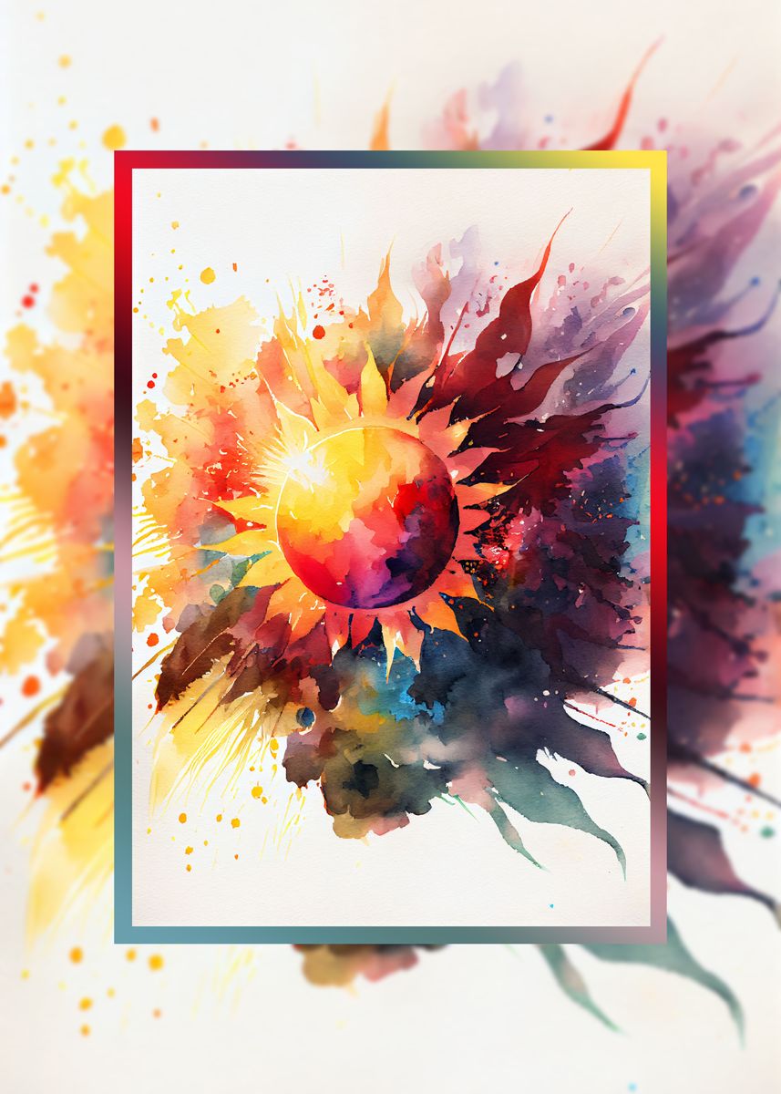 'Chasing Destiny' Poster, picture, metal print, paint by Sycaid | Displate