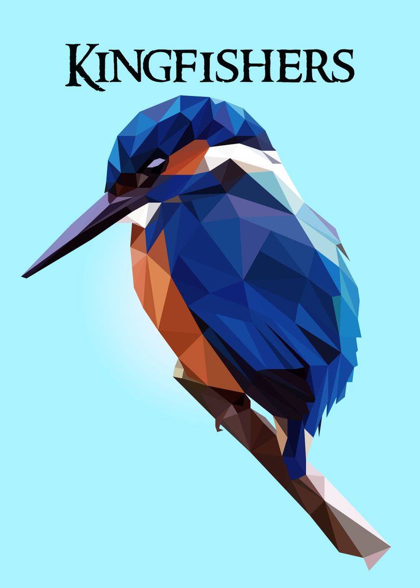 'Kingfisher' Poster by Dare Neil | Displate