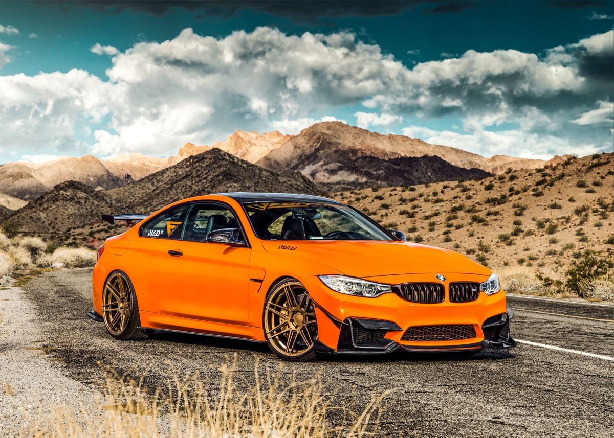 'BMW 4 F80' Poster by Monster Car | Displate