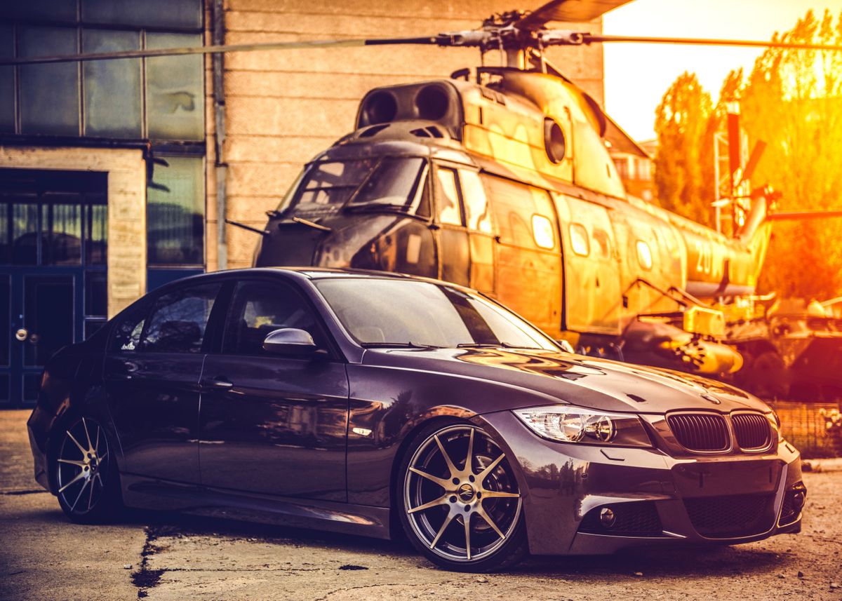 'BMW 3 e90' Poster by Monster Car | Displate