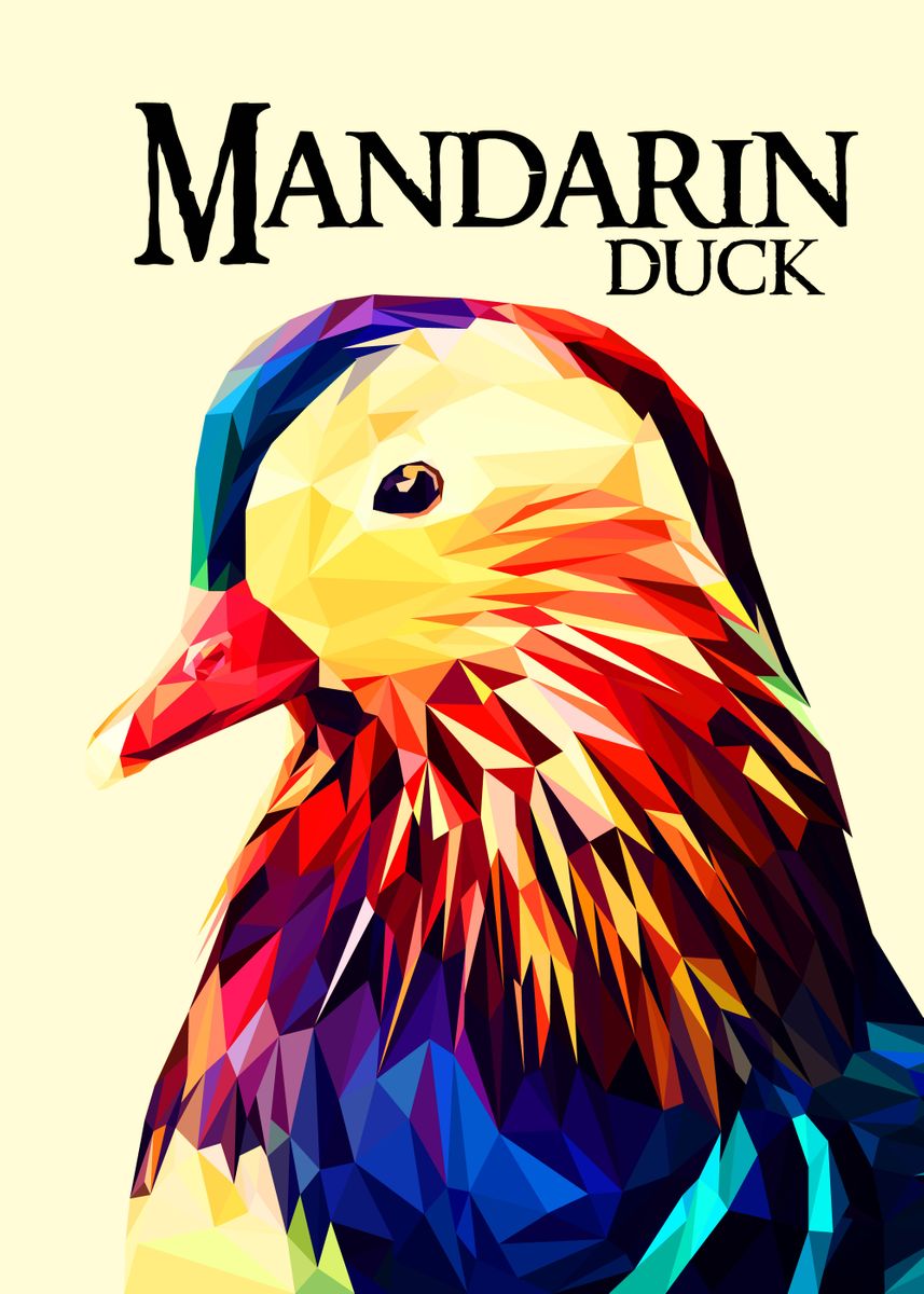 'Mandarin' Poster, picture, metal print, paint by Dare Neil | Displate