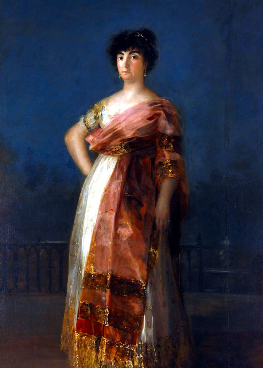 'La Tirana by Goya' Poster by ViktorDesigns | Displate
