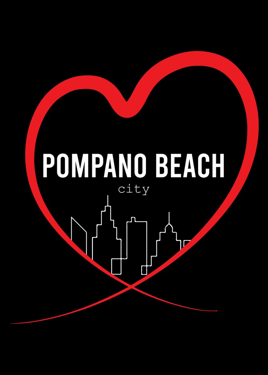 'Pompano Beach' Poster by berry nguyen | Displate