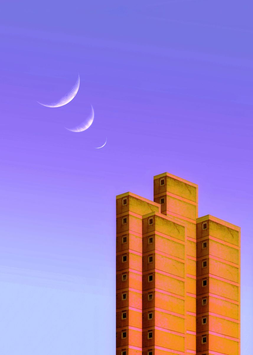 'Triple Charm' Poster, picture, metal print, paint by Braxxaz | Displate