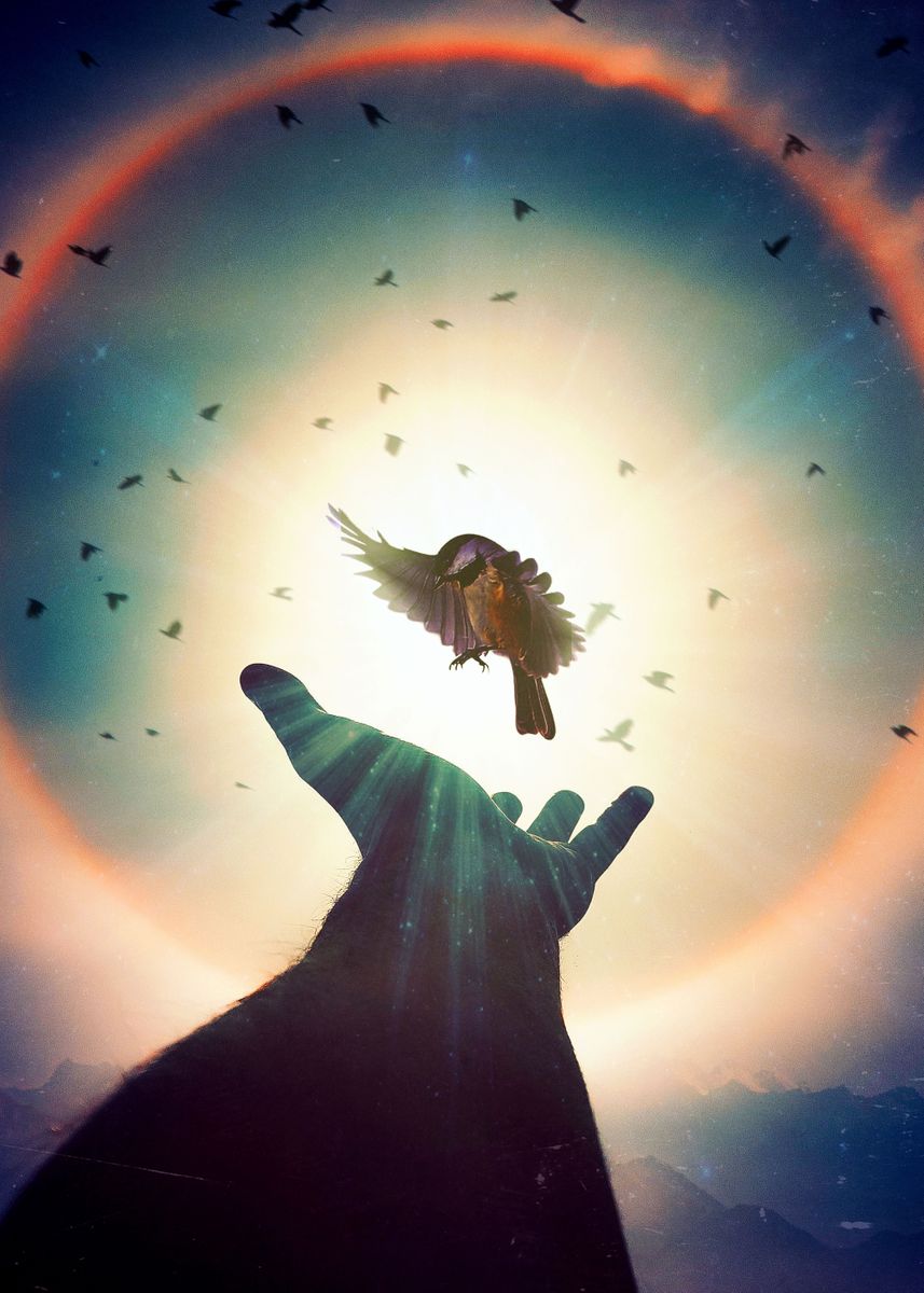 'Liberator' Poster, picture, metal print, paint by seam less | Displate