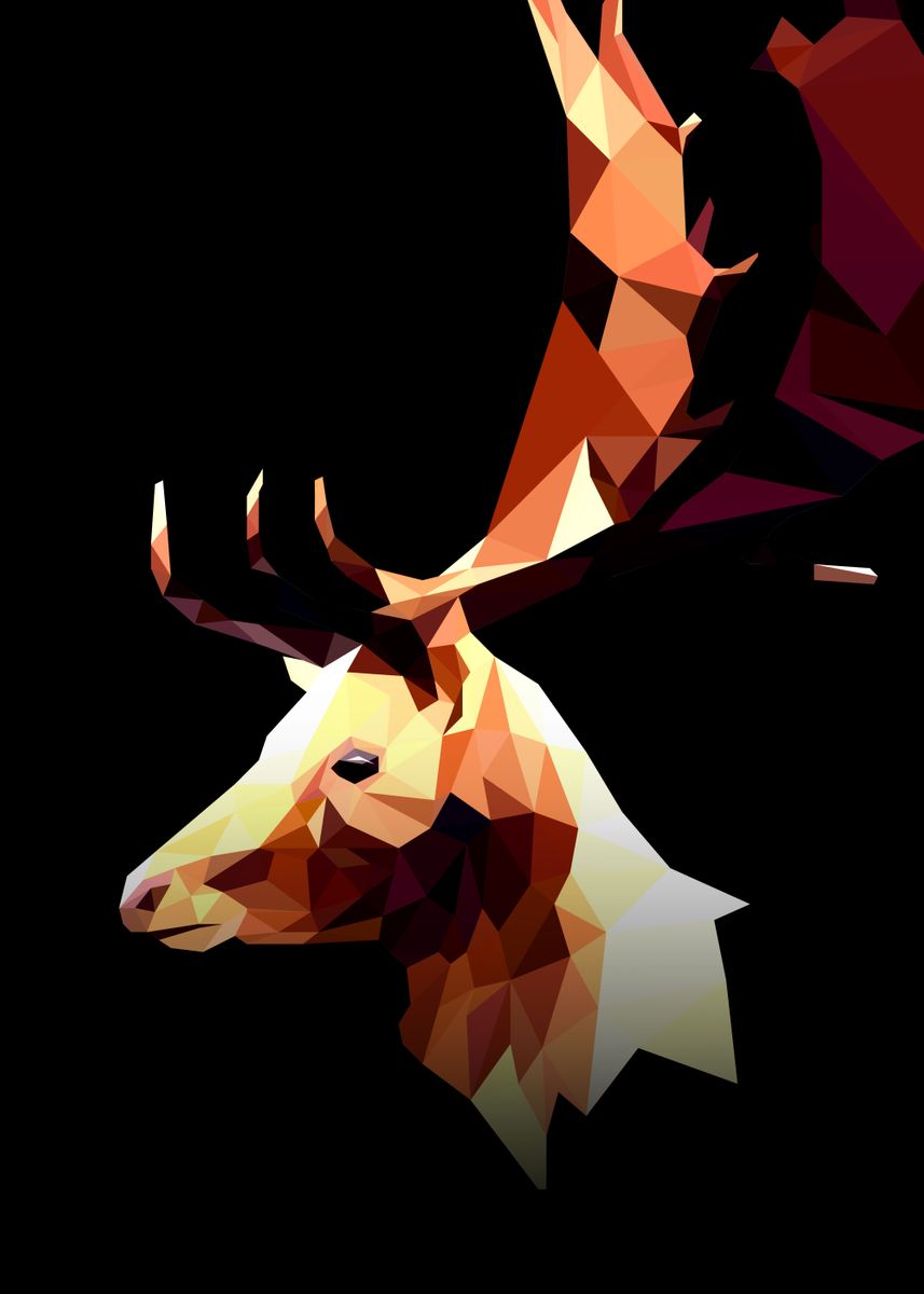 'Moose' Poster by dung nguyen | Displate