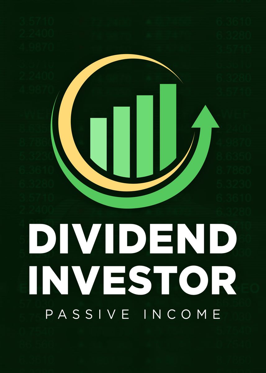 'Dividend Investor Passive' Poster, picture, metal print, paint by ...