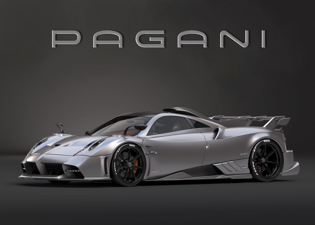 'Pagani Imola' Poster by Magadire | Displate
