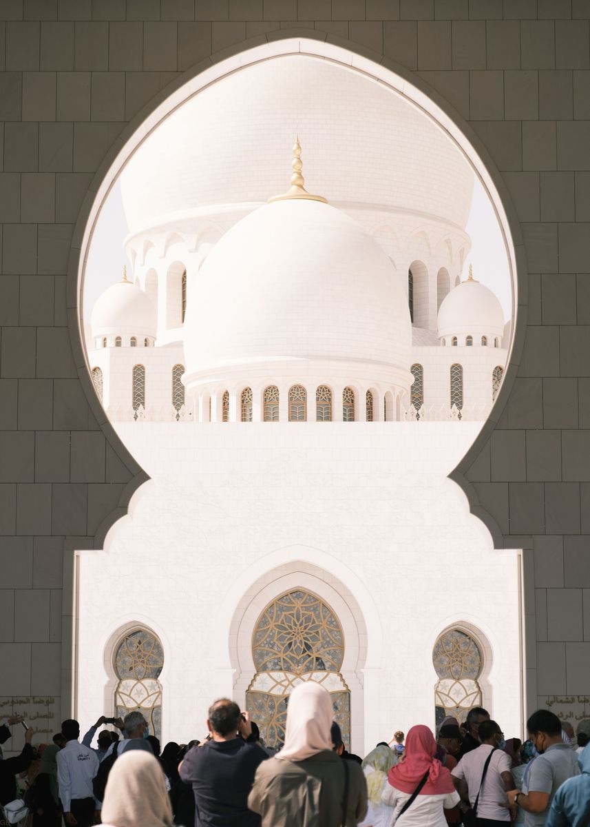 'Sheikh Zayed Grand Mosque' Poster, picture, metal print, paint by ...