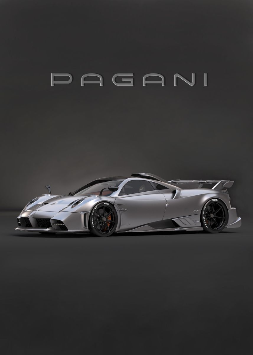 'Pagani Imola Supercar' Poster, picture, metal print, paint by Magadire ...