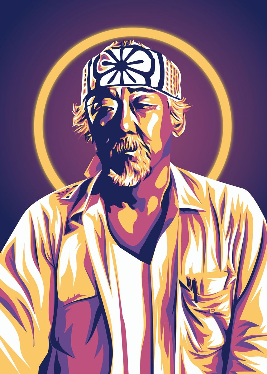 'Miyagi' Poster, picture, metal print, paint by Miracle Studio | Displate