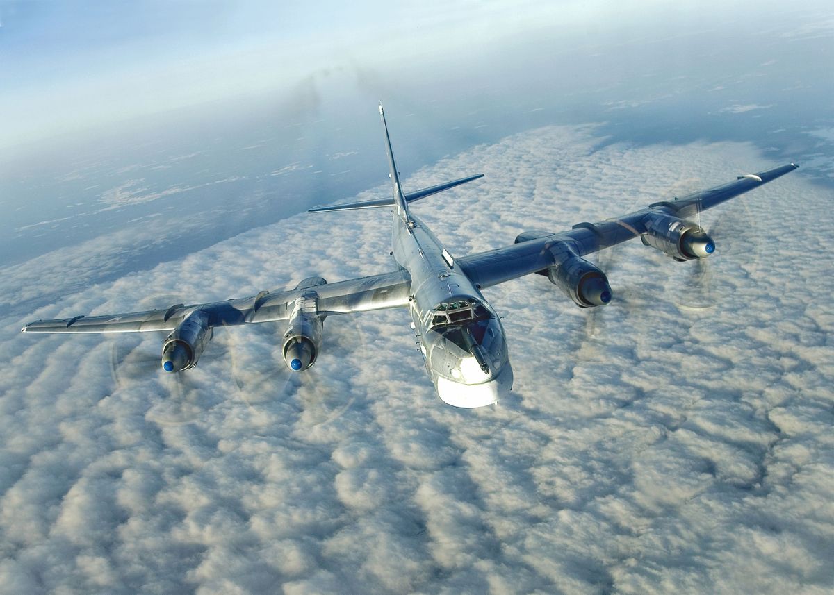 'Bomber Tu95 Bear' Poster by World War | Displate